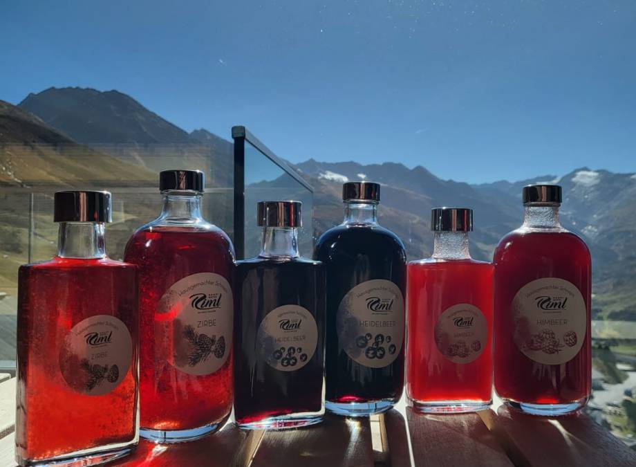 Homemade Riml spirits - Ski- & Golfresort Hotel Riml
